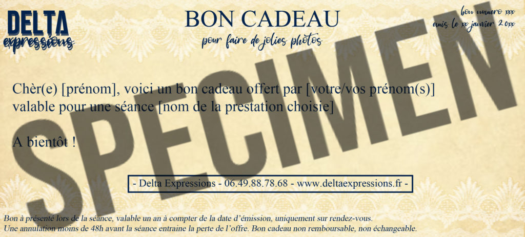 Chèques Cadeaux - Delta Expressions